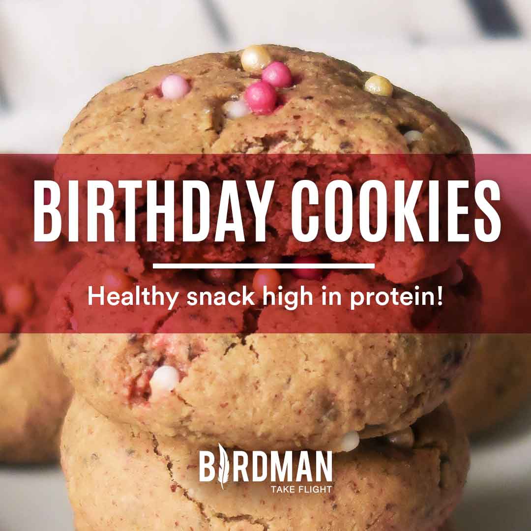 Birthday Cake Protein Cookies — Birdman USA