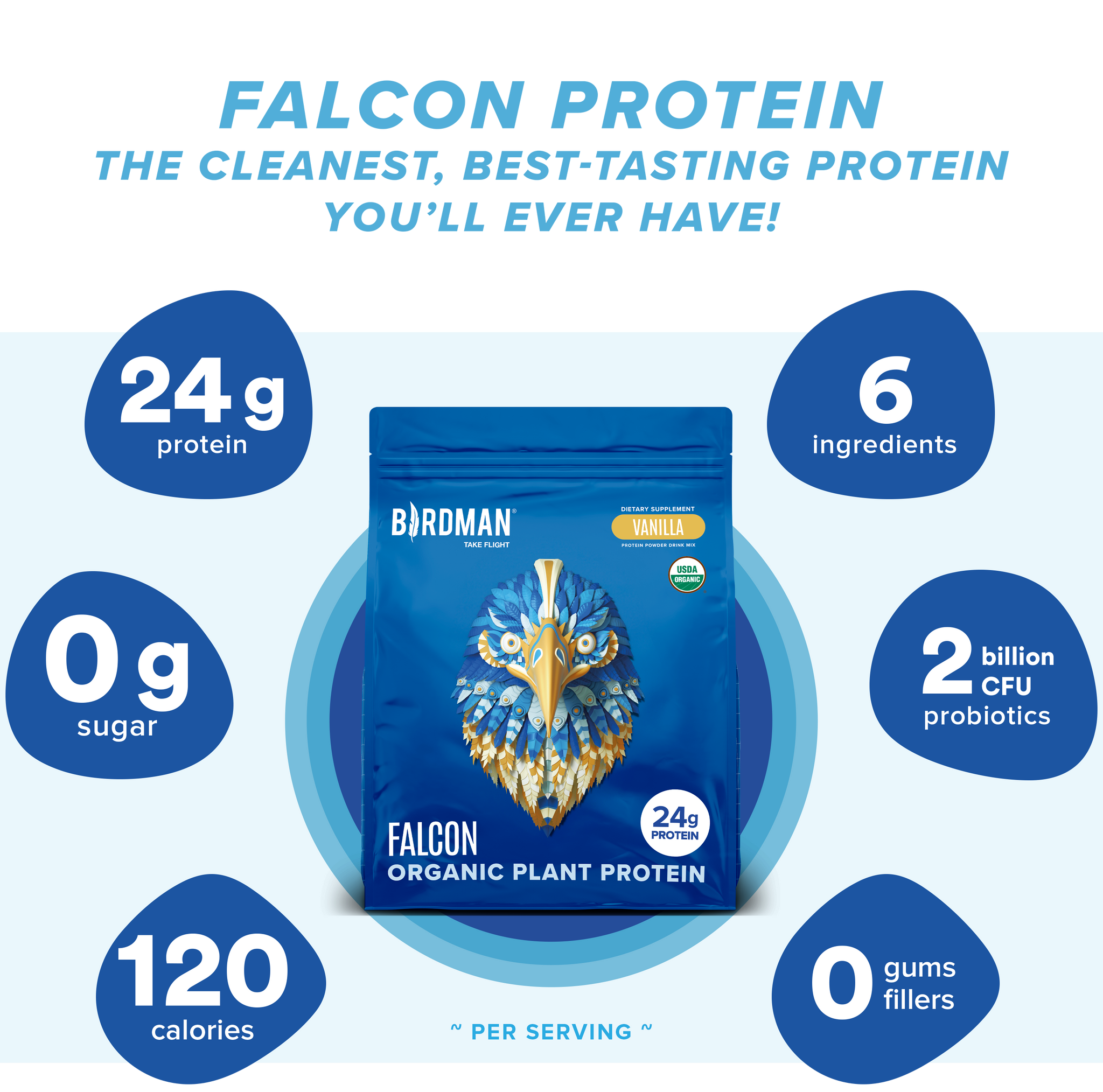 Birdman Life | Falcon Protein - Organic Supplements for Your Wellbeing