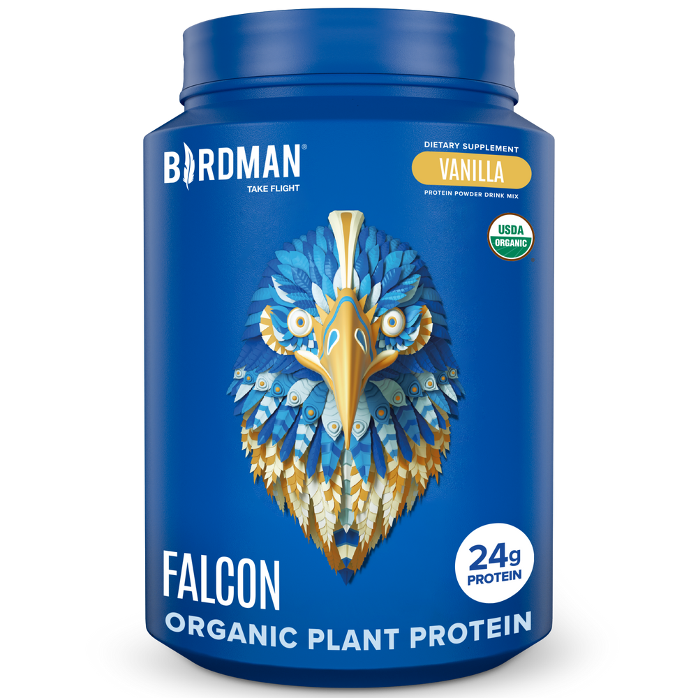 Falcon | Plant Based Protein Powder | Vanilla Flavor - 600g - Birdman US