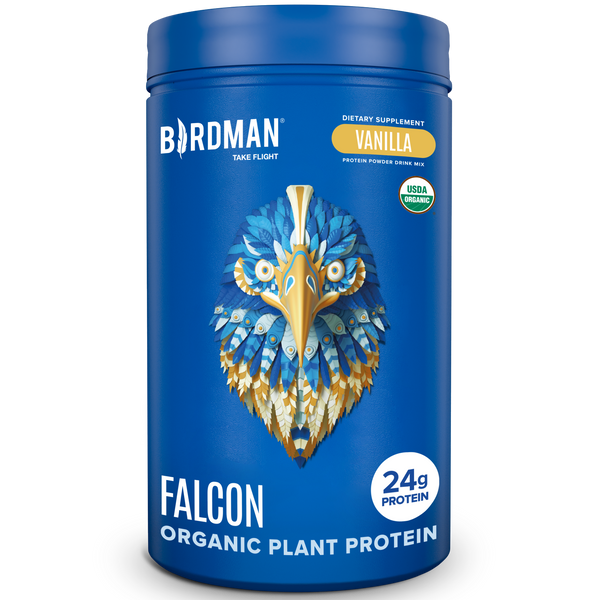 Falcon | Plant Based Protein Powder | Vanilla Flavor - 600g - Birdman US