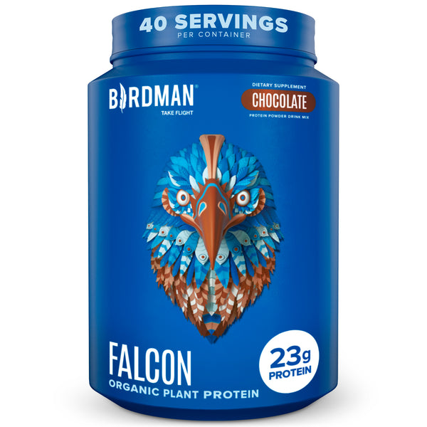 Falcon | Plant-Based Protein Powder | Chocolate Flavor - 1200g - Birdman US